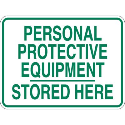PPE Signs & Protective Wear Safety Signage | OSHA & ANSI | Emedco
