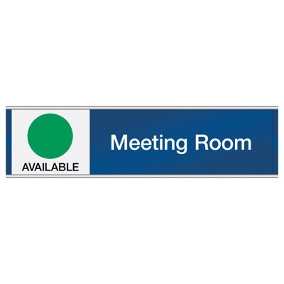 Meeting Room Sign with Sliders | Seton Canada | Seton.ca