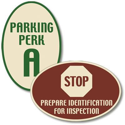 Custom Designer Oval Signs | Emedco