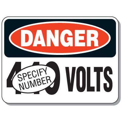 Electrical Safety Signs | High Voltage & OSHA Compliant | Emedco