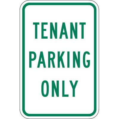 Tenant Parking Only Sign | Emedco