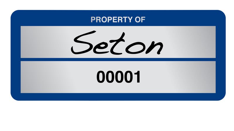 SetonGuard® Stock Asset Tags - Durable & Customizable | Seton