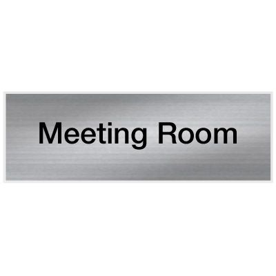 Meeting Room - Engraved Standard Worded Signs|Seton Canada | Seton.ca