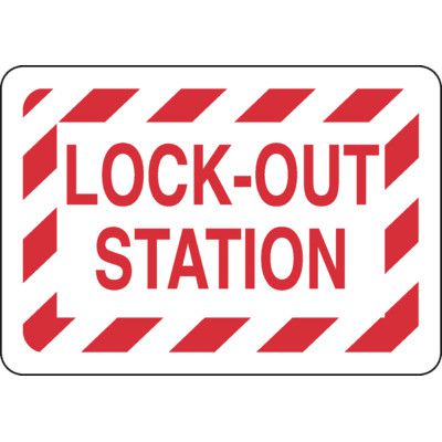 Lockout Signs - Lock-Out Station | Seton.ca