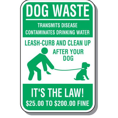 Dog Waste Disposal Sign | Emedco