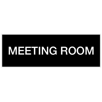 Meeting Room - Engraved Standard Worded Signs | Seton
