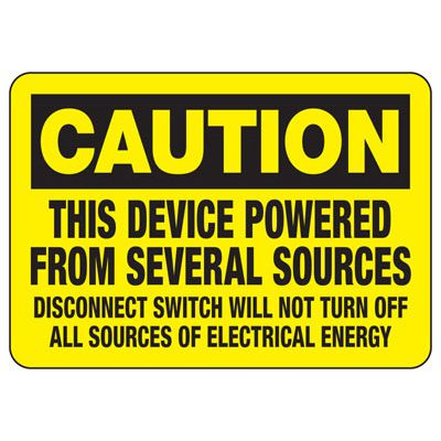 Electrical Safety Signs | Hazard Warning & OSHA Compliance | Emedco