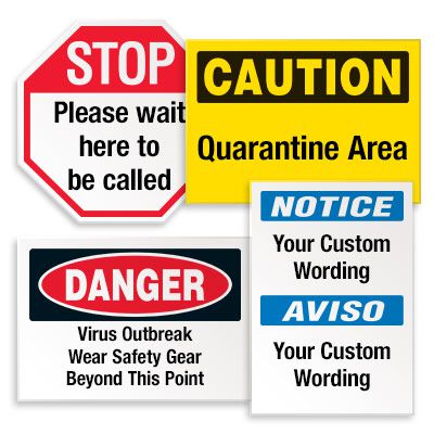 Semi-Custom Heavy-Duty Vinyl Labels | Emedco