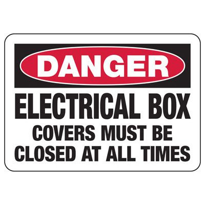 Danger Electrical Box - Electrical Safety Signs | Seton | Seton