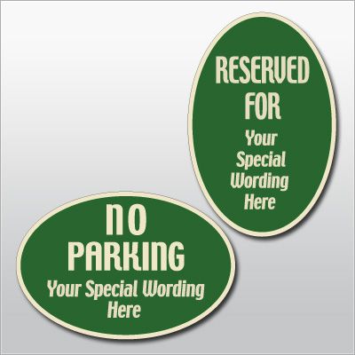 Semi-Custom Designer Oval Signs | Emedco