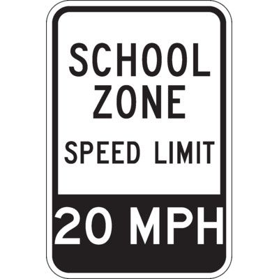 School Zone Speed Limit Signs | Seton