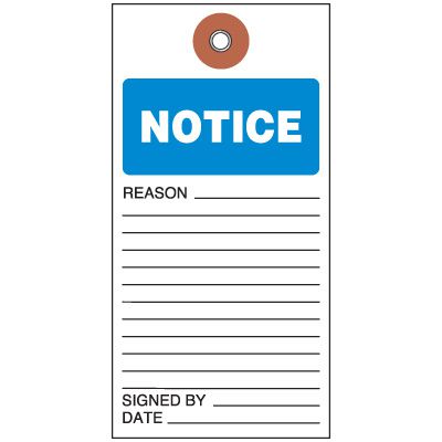 Do Not Operate Tags, Danger Do Not Operate Tags | Emedco