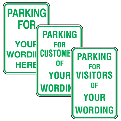 Custom Aluminum Parking Signs | Seton
