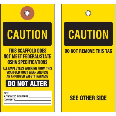 Caution, Do Not Remove Tyvek Tag | Seton