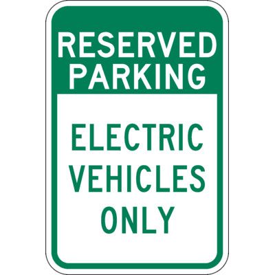 Property Parking Signs - Reserved Parking Electric Vehicles | Seton