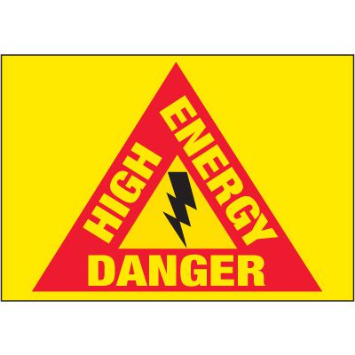 Electrical Warning Labels - High Energy Danger | Seton