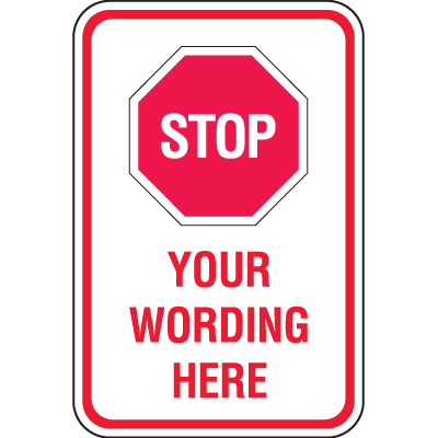 Semi-Custom Security & Stop Signs- Stop | Seton