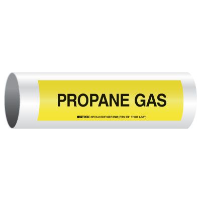 CPVC-Code™ Pipe Markers - Propane Gas | Seton | Seton