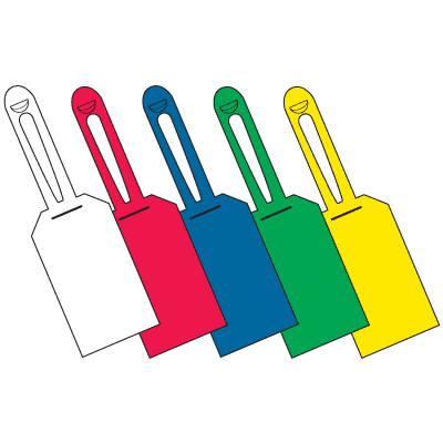 Color Coded Blank Lock-On Tags|Seton Canada | Seton.ca