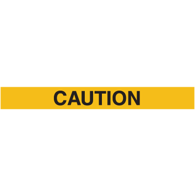 Automatic Gate Arm Labels - Caution | Seton