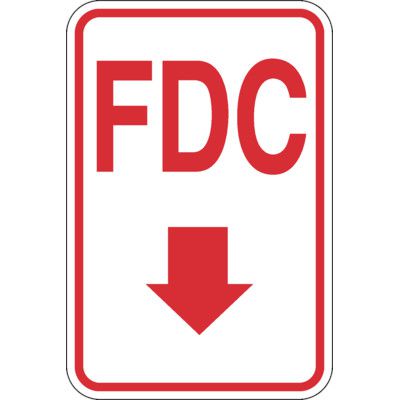 Fire Department Connection (FDC) Signs | Seton