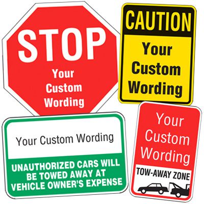 Custom Parking Signs - Design Your Own Parking & No Parking Signs | Seton