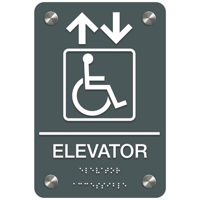 Elevator Accessibility Signage, Facility Signs, ADA Signs | Seton | Seton