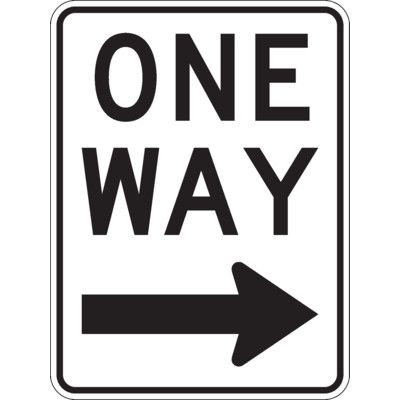 One Way Sign | Emedco