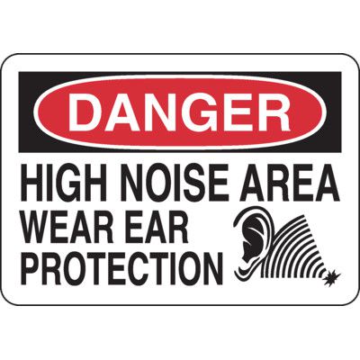 Danger Signs - High Noise Area | Emedco
