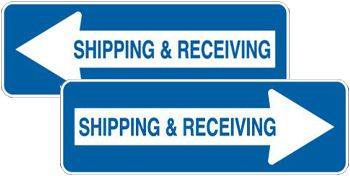 Directional Arrow Traffic Signs - Shipping & Receiving | Emedco