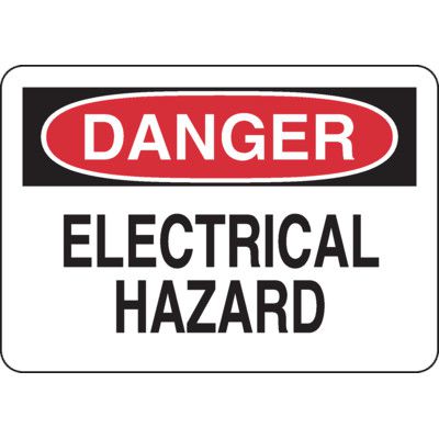 Danger Electrical Hazard - Electrical Safety Signs | Seton | Seton