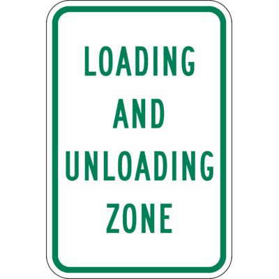 Loading and Unloading Sign | Emedco