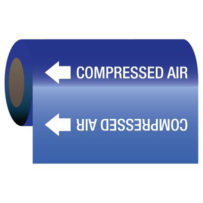 Compressed Air Self-Adhesive Pipe Markers | 60 Markers per Rolls | Seton
