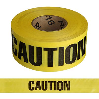 Reinforced Caution Barricade Tape | Emedco