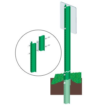 Traffic Sign Posts & Street Sign Posts | Emedco