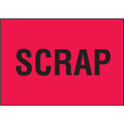 Color-Coded QC Labels - Scrap, Inventory Control Labels | Emedco