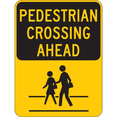 Pedestrian Crossing Signs & Crosswalk Signs | MUTCD Compliant | Emedco