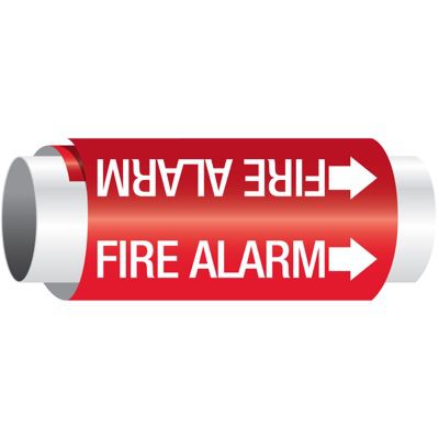 Snap-Around Fire Protection Markers - Fire Alarm | Seton Canada | Seton.ca