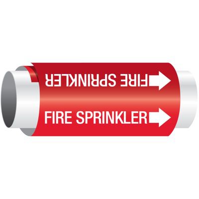Snap-Around Fire Protection Markers-Fire Sprinkler | Seton Canada ...