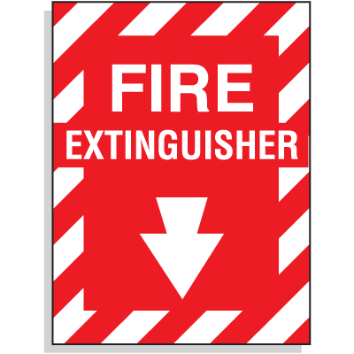 Fire Extinguisher Fiberglass Sign|Seton Canada | Seton.ca