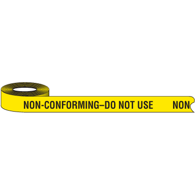 Color-Coded QC Shipping Tape - Non-Conforming | Seton.ca