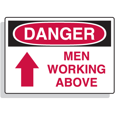 Danger Men Working Fiberglass Sign | Danger Sign.com | Emedco