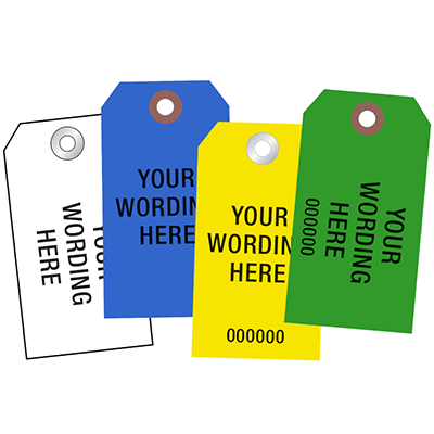 Custom Colored Printed Paper Tags | Seton