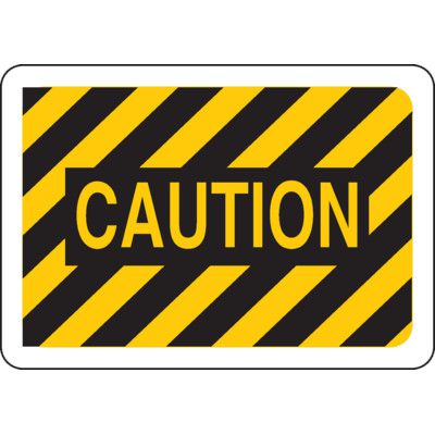 Caution Sign, Warehouse Safety Signs | Emedco