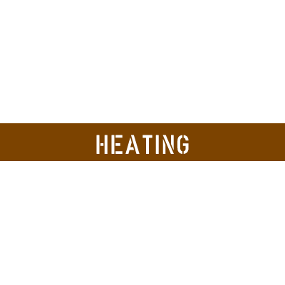 Pipe Stencils - Heating | Seton