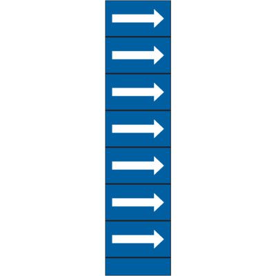 Seton Code™ Economy Self-Adhesive Directional Arrow Pipe Markers | Seton