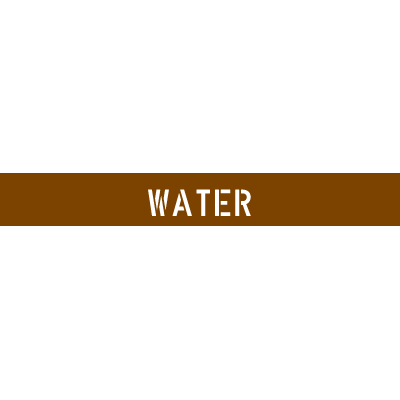 Pipe Stencils - Water | Seton