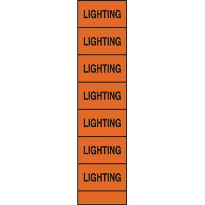 Lighting - Self-Adhesive Electrical Markers | Seton