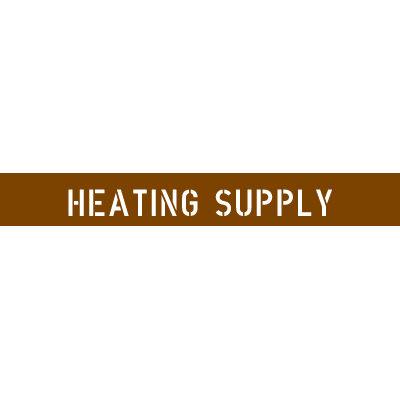 Pipe Stencils - Heating Supply | Seton