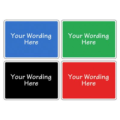 Plain Semi-Custom Workplace Safety Signs, Custom Signs | Emedco